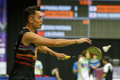 Lin Dan China Action During His Editorial Stock Photo - Stock Image ...