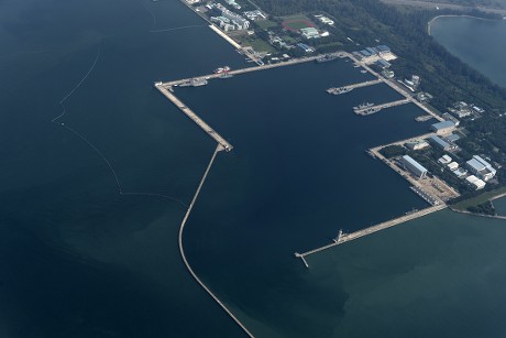 Aerial View Changi Naval Base Singapore Editorial Stock Photo - Stock ...