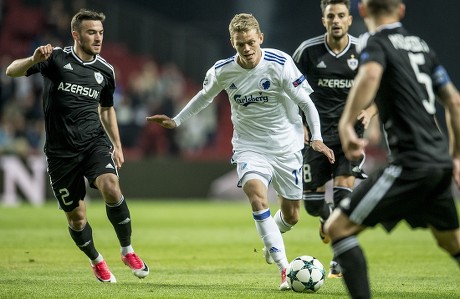 Fc Copenhagens Kasper Kusk C Action Editorial Stock Photo - Stock Image ...