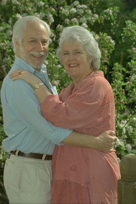 Actress Stephanie Cole Her Fiancee Peter Editorial Stock Photo - Stock ...