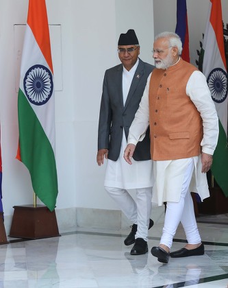 Narendra Modi Sher Bahadur Deuba Editorial Stock Photo - Stock Image ...