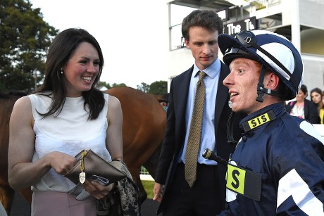 Jockey Edward Greatrex Talks Connections Brandon Editorial Stock Photo ...