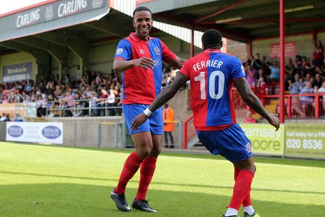 Kevin Lokko Dagenham Celebrates Scoring Third Editorial Stock Photo ...