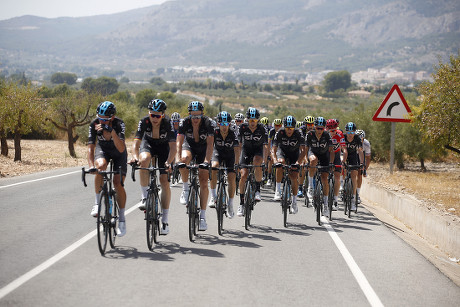 Sky Teams Cyclists Lead Pack During Editorial Stock Photo - Stock Image ...