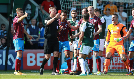 Antoni Sarcevic Plymouth Argyle Shown Red Editorial Stock Photo - Stock ...