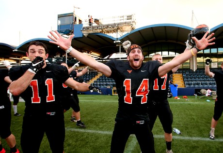 Tamworth Phoenix Celebrate Winning Bafa Britbowl Editorial Stock Photo ...