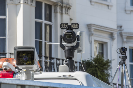 Face Recognition Cameras Hidden Behind Screen Editorial Stock Photo ...