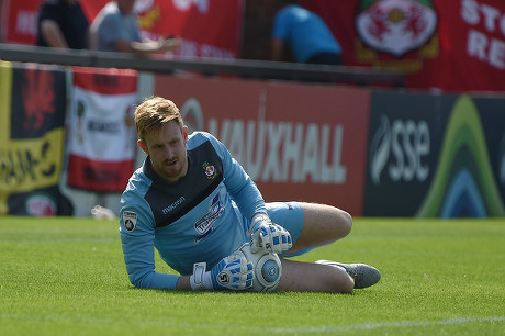 Christian Dibble Goalkeeper Wrexham During Vanarama Editorial Stock ...
