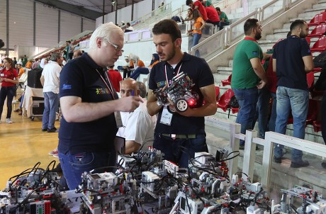 Participants Prepare Finals World Robot Olympiad Editorial Stock Photo ...