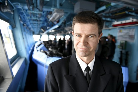 Commodore Petter Kammerhuber On Frigate Hnoms Editorial Stock Photo ...