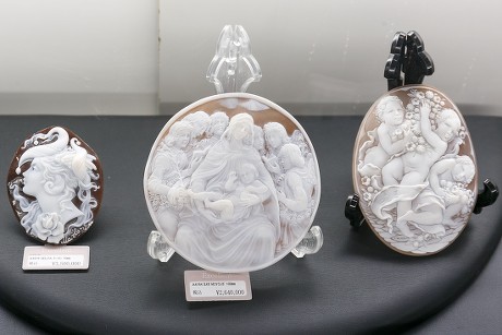 Samples Italian Cameo Collection Cosmic On Editorial Stock Photo ...