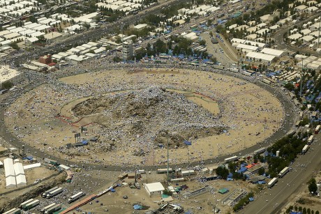 Aerial View Mount Arafat Where Thousands Editorial Stock Photo - Stock ...