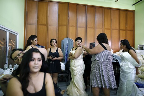Thai Obese Contestants Prepare Backstage Contest Editorial Stock Photo ...