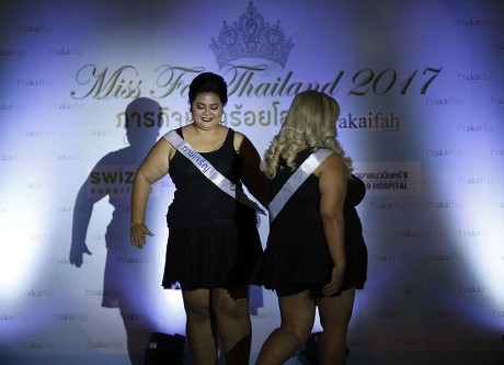 Thai Obese Contestants Wearing Swimsuit During Editorial Stock Photo ...