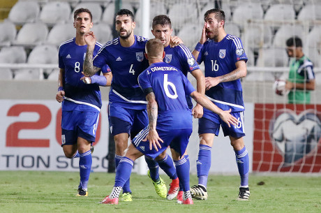 Cypruss Players Celebrate Goal During Fifa Editorial Stock Photo ...