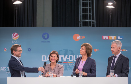 German Tv Journalists Claus Strunz Lr Editorial Stock Photo - Stock ...