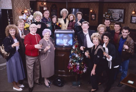 Coronation Street Regulars During Queens Speech Editorial Stock Photo ...