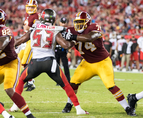 Washington Redskins Offensive Guard Arie Kouandjio Editorial Stock ...