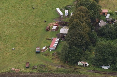 Aerial View Rural Life Kaliningrad Region Editorial Stock Photo - Stock ...