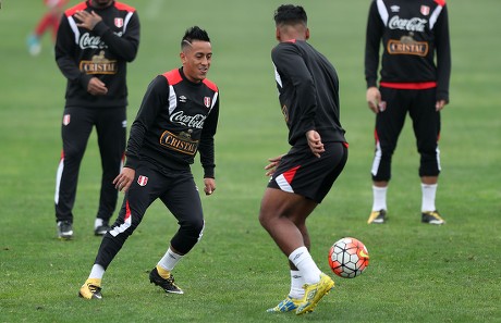 Peruvian Soccer Player Christian Cueva Trains Editorial Stock Photo ...