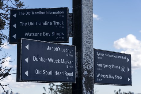 Local Park Street Sign Giving Directions Editorial Stock Photo - Stock ...