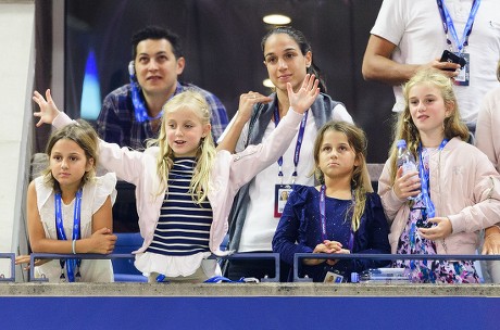Roger Federer Switzerlands Daughters Charlene Riva Editorial Stock ...