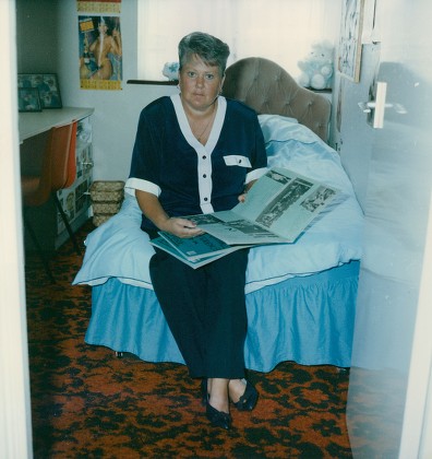 Christine Boxell Sitting Her Sons Bedroom Editorial Stock Photo - Stock ...