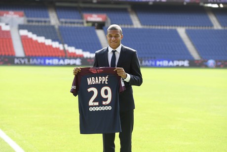 Kylian Mbappe signs for Paris Saint-Germain, Paris, France - 06 Sep ...