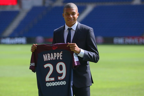 Psg Kylian Mbappe Presentation Editorial Stock Photo - Stock Image ...