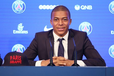 Psg Kylian Mbappe Presentation Editorial Stock Photo - Stock Image ...