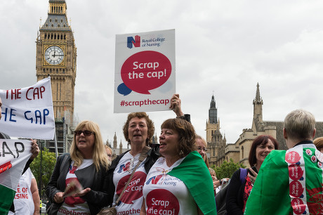 Scrap the Cap, Nurses pay cap rally, London - 06 Sep 2017 Stock ...