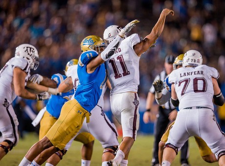NCAA Football Texas A&M vs UCLA, Pasadena, USA - 03 Sep 2017 Stock ...