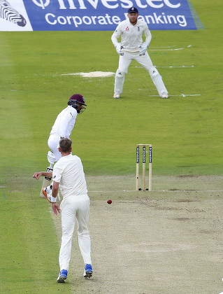 Stuart Broad England Throws Ball Stumps Editorial Stock Photo - Stock ...