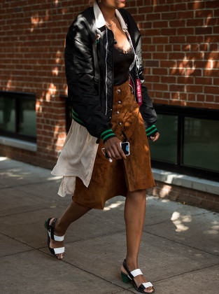 Street Style, Spring Sumer 2018, New York Fashion Week, USA - 07 Sep ...