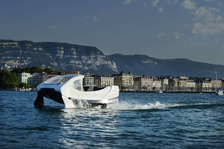 Seabubbles Water Taxi On Trial Geneva Editorial Stock Photo - Stock ...