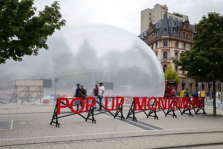 People Walk By Inflatable Bubble Made Editorial Stock Photo - Stock ...