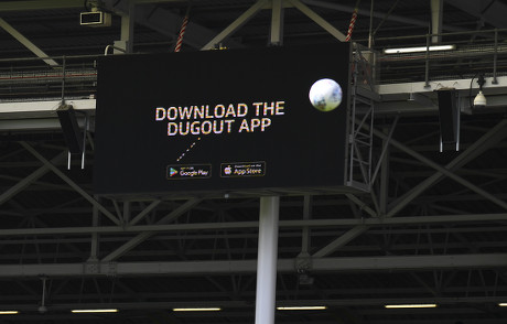 Dugout Giant Screen Ad Editorial Stock Photo - Stock Image | Shutterstock