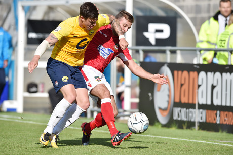 Referee Simon Barrow Gives Yellow Card Editorial Stock Photo - Stock ...