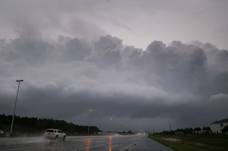 Rain Squall Line Moves Over Southern Editorial Stock Photo - Stock ...