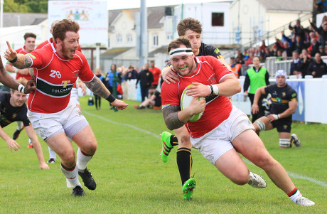 Daniel Pullinger Plymouth Albion Breaks Line Editorial Stock Photo ...