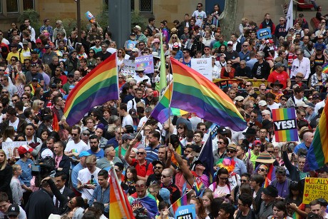 People Take Part Yes Marriage Equality Editorial Stock Photo - Stock ...