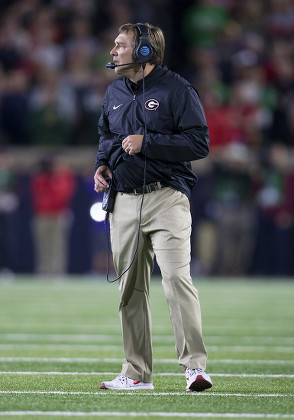 Georgia Head Coach Kirby Smart During Editorial Stock Photo - Stock ...