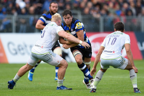 Bath Rugby Team Run Onto Field Editorial Stock Photo - Stock Image ...