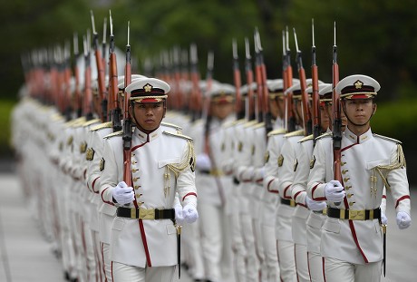 Japan Selfdefense Force Jsdf Honor Guard Editorial Stock Photo - Stock ...