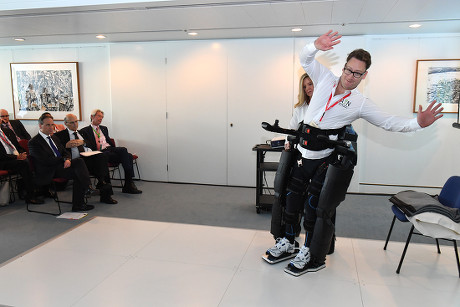 Rex Bionics Exoskeleton Pictured During Demonstration Editorial Stock ...