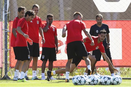 Benfica Players Perform During Their Teams Editorial Stock Photo ...