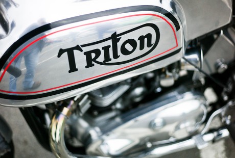 Triton Motorcycle Waits Be Ridden During Editorial Stock Photo - Stock ...