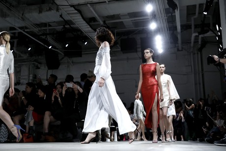 Model Presents Creation By Lan Yu Editorial Stock Photo - Stock Image ...