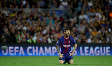 Lionel Messi Fc Barcelona Sits On Editorial Stock Photo - Stock Image ...