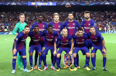 Fc Barcelona Team Group Editorial Stock Photo - Stock Image | Shutterstock